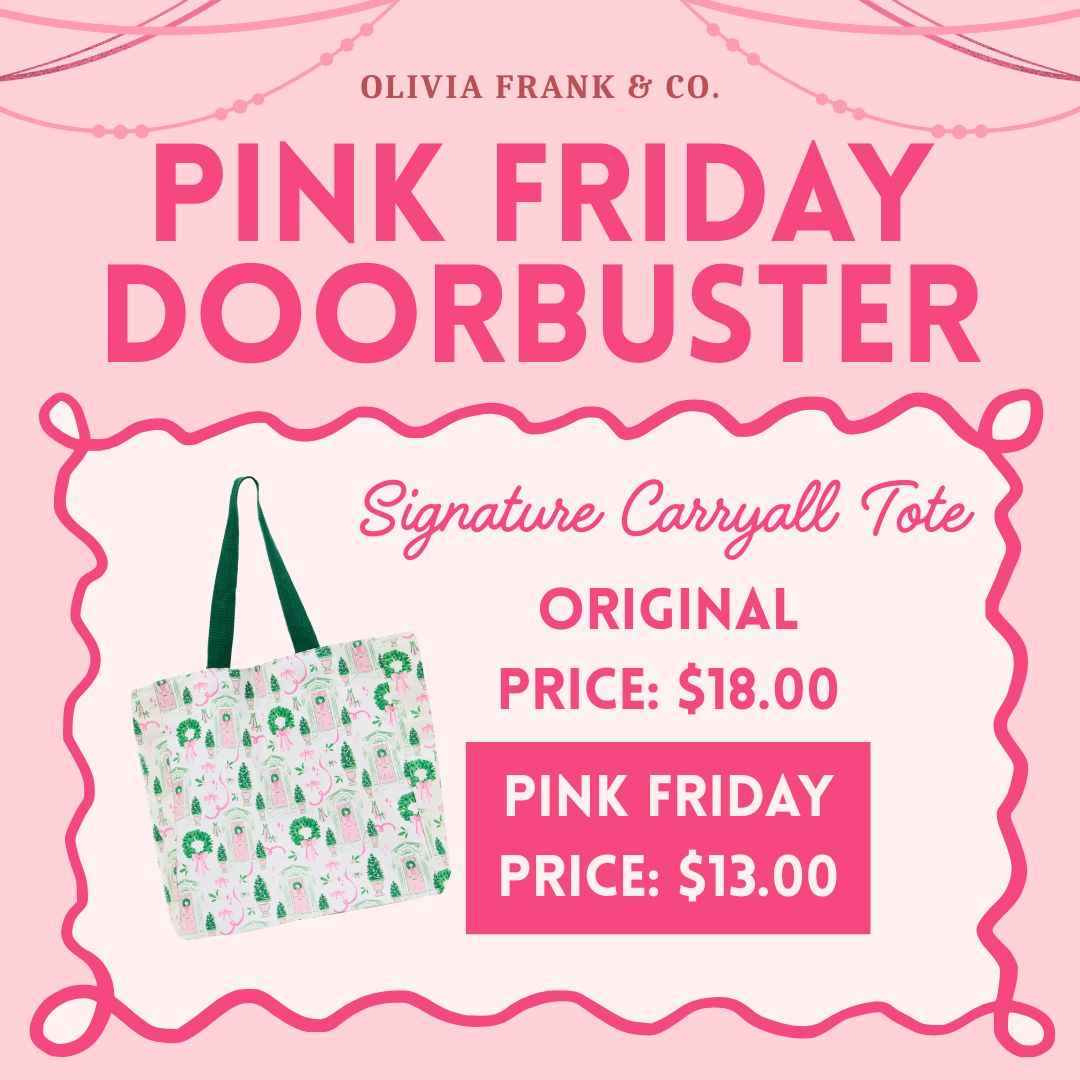 PINK FRIDAY DEAL: Signature Carryall Home For Christmas – Olivia Frank ...